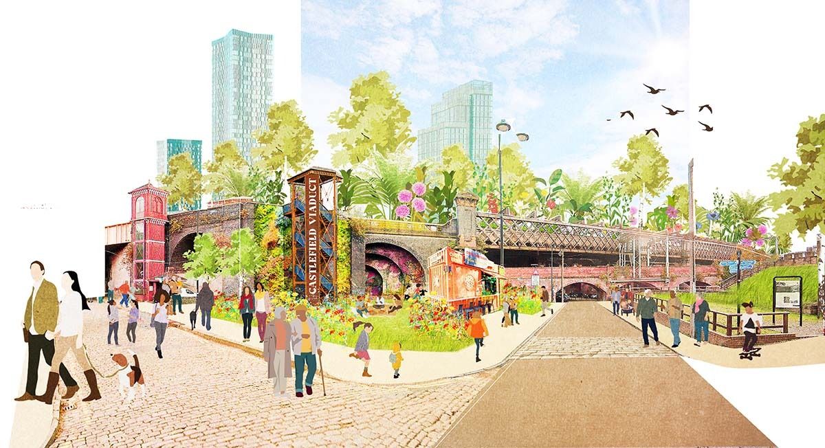 Castlefield Viaduct 'sky park' receives £2.75m funding towards major ...