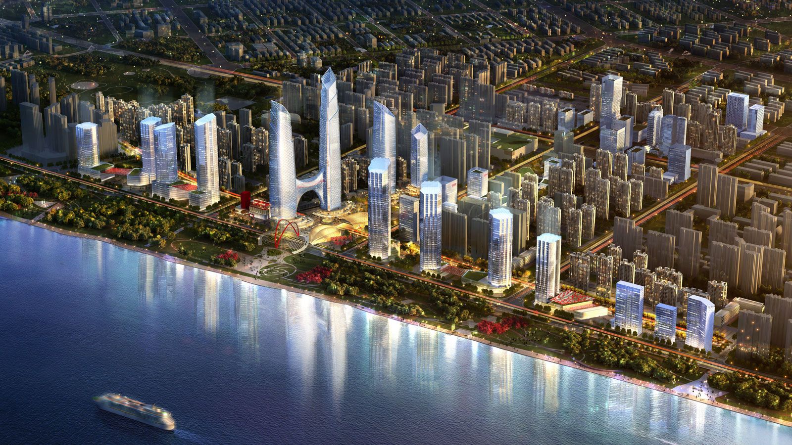 Wuhan Qingshan Riverside Business District (Wuhan CBD) | BDP